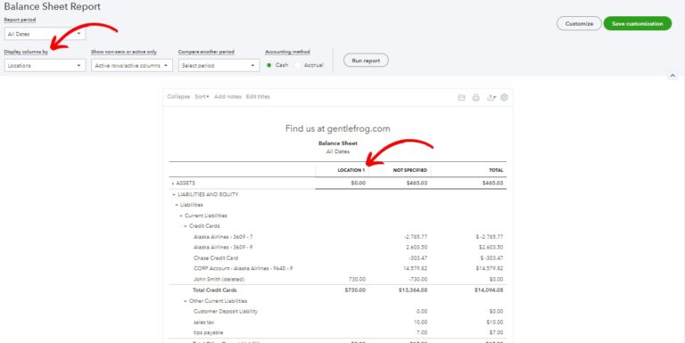 How to Use Classes and Locations in QuickBooks Online - Gentle Frog ...