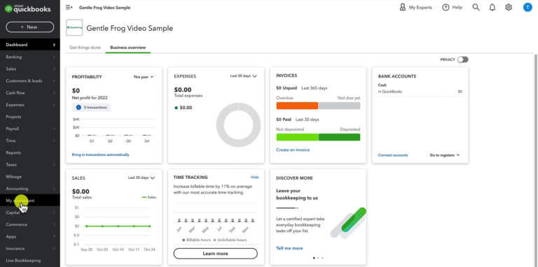 How to Add An Accountant User to QuickBooks Online - Gentle Frog ...